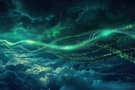 Artistic Neuron Pathways Glowing With Vibrant Energy On Dark Textured
