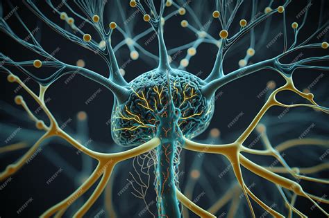 premium ai image the brains intricate network of neurons and synapses