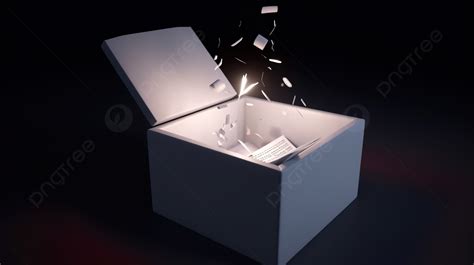 3d 렌더링을 통해 판촉 전단지를 드러내는 선물 상자 아이디어 시각화 현재 선물 3d 선물 상자 배경 일러스트 및 사진
