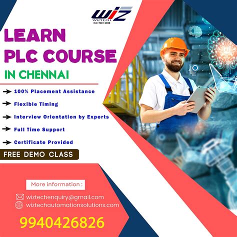 est plc scada training institute in chennai wiztech automation