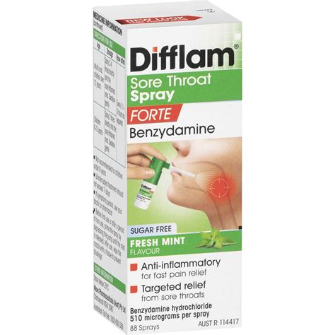 Difflam Forte Throat Spray 15ml Woolworths