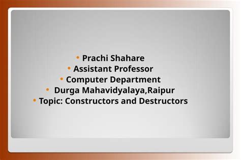 Constructor Pptcucfkifkficuvguvucufjfugugigig Ppt