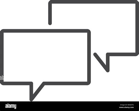 Chat Bubbles Isolated Stock Vector Image And Art Alamy