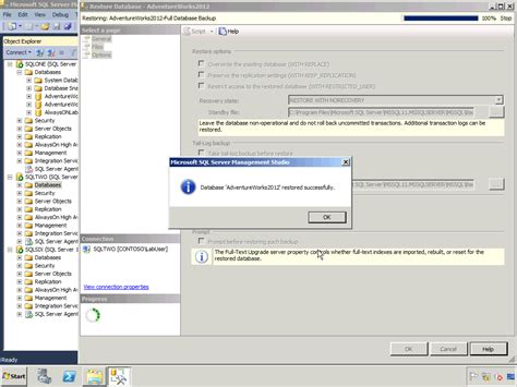 Sqlsolutions And Ssis Ms Sql Server 2012 Database Mirroring Setup