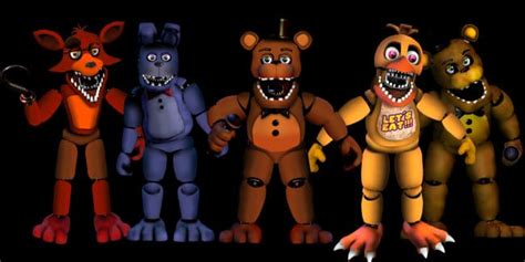 Heres The Fixed Withered Animtronics By Zsabeniano121 On Deviantart