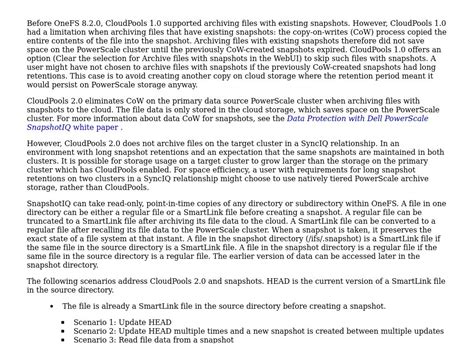 Snapshot Efficiency Powerscale Cloudpools And Ecs Dell