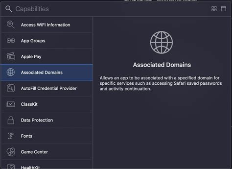 Xcode11 How To Register Associated Domains With Xcode 11 Stack
