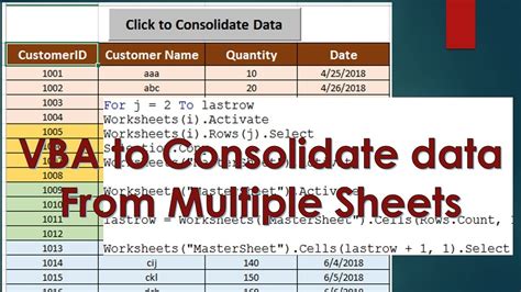 how do i consolidate data from multiple worksheets in excel free