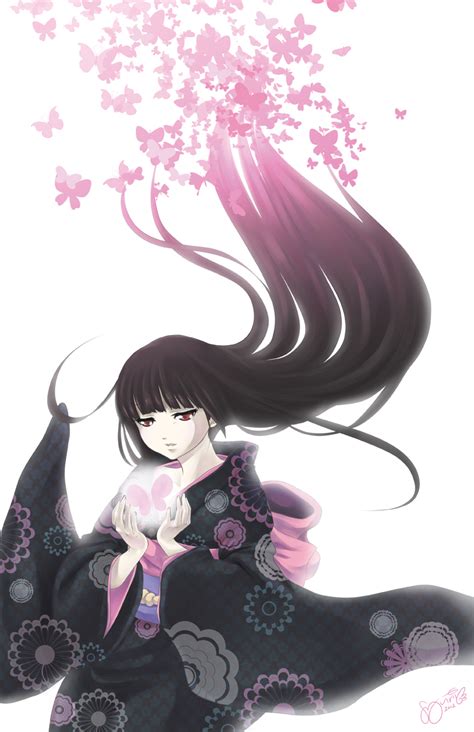 Enma Ai Jigoku Shoujo Drawn By Tturururu Danbooru