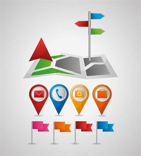 Premium Vector Gps Navigation Application