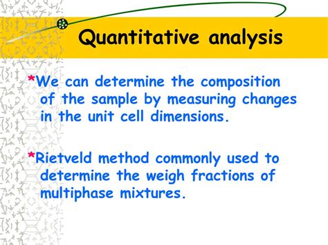 Ppt The Use Of Synchrotron Radiation In Crystal Structure Analysis Powder Diffraction