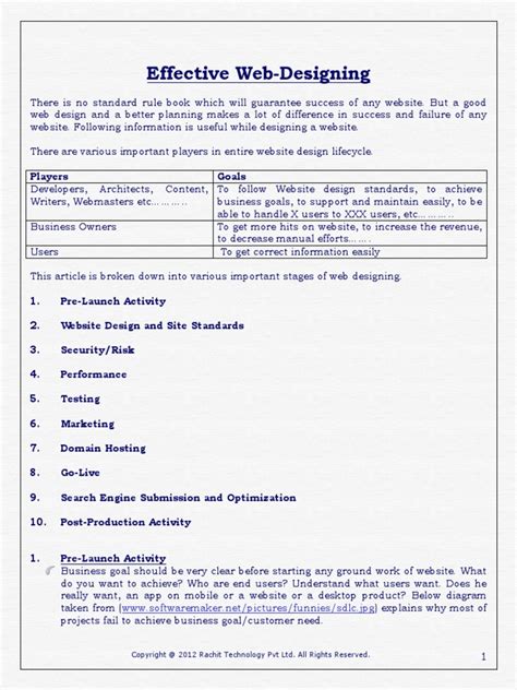 Effective Web Designing Pdf Websites Advertising