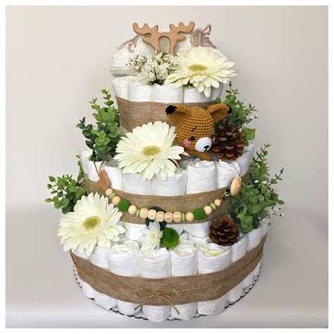 Flower Forrest Diaper Cake For Mommy T