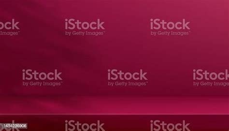 벽 배경 핑크 마젠타 3d 스튜디오 디스플레이 자연 잎 그림자가 빈 벽에 반사 방 인테리어 모형 배경 미용 제품에 대한 프레젠테이션 어머니의 날 발렌타인 데이 컬러 트렌드