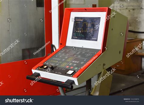 Cnc Machine Control Panel Display Working Stock Photo Shutterstock