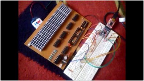 Dot Matrix Display Using Arduino Arduino Seven Segment Display Led