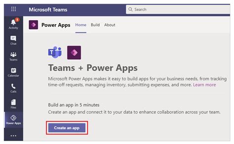 Teams에서 Power Apps 앱을 사용하여 추가 앱 만들기 Power Apps Microsoft Learn