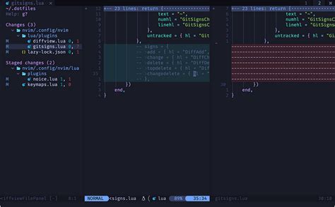 my neovim git setup