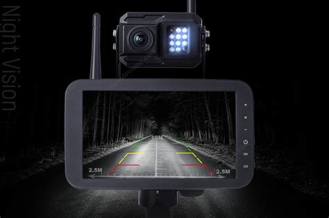 Wireless Backup Camera System 5 Quad View Display