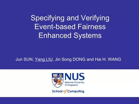 Ppt Enhancing Fairness In Event Based Systems Verification And Analysis Powerpoint