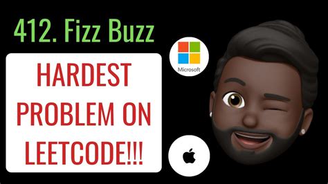 Fizz Buzz Leetcode 412 Asked By Microsoft Apple Youtube