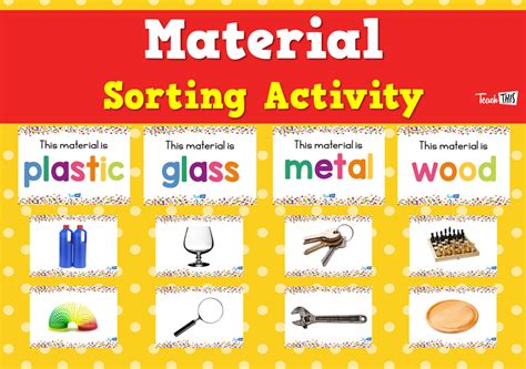 Material Sorting Activity Teacher Resources And Classroom Games Teach This