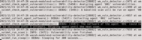 Vulnerability Detector Can Ignore Some Packages If A Syscollector Scan Is In Progress Issue