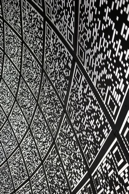 Premium Photo Abstract QR Code Background Abbreviated From Quick Response Code