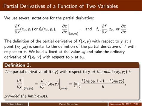 Partial Derivatives Pdf