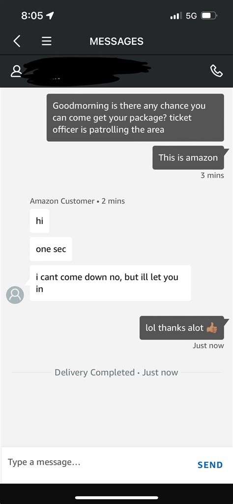 Can I Get Reported For This Dw I Still Haggled My Ass Up 5 Flights Ramazonflexdrivers