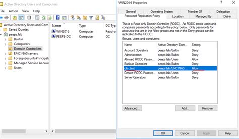 Dell Unity Nas Server Reported Domain Controller Servers Not Reachable