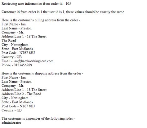 Woocommerce How To Get A Customer Details From An Order Hard Working