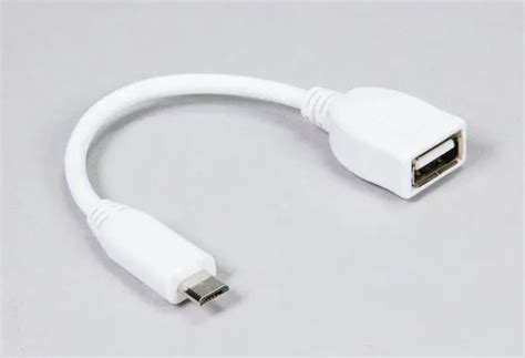 Micro USB Male To USB A Female Cable White Nyereka Tech Electronic Components One Stop Shop