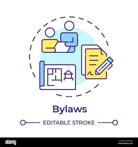 Bylaws Multi Color Concept Icon Stock Vector Image And Art Alamy