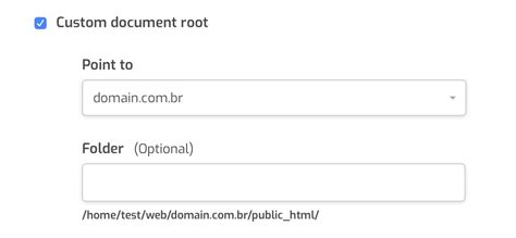 Configure Documentroot Over The Web Ui Community Support Hestia