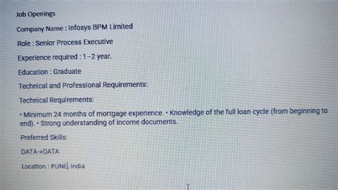 Mr Srisha Y R On Linkedin Hiring Experienced Location Pune Bangalore Graduates Bcom Bba