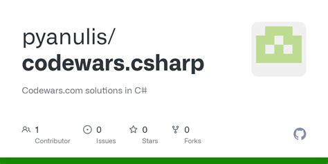 github pyanulis codewars csharp solutions in c