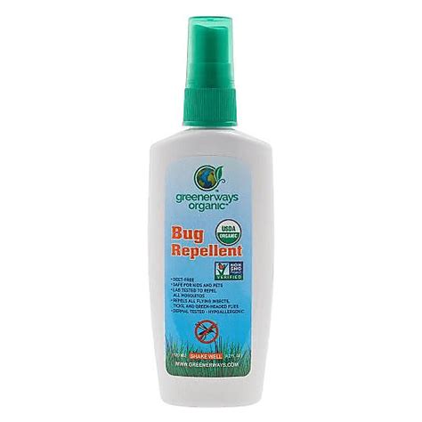 Greener Ways Organic Insect Repellent 4 Fl Oz Pest Control