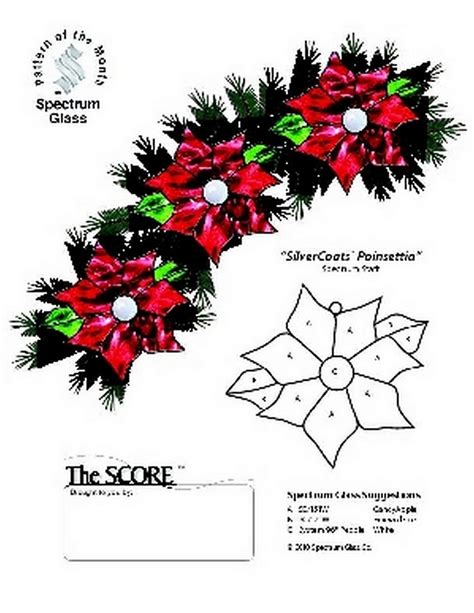 Printable Free Stained Glass Christmas Ornament Patterns