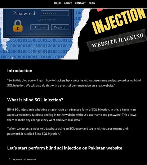 Cybersecurity Ethicalhacking Sqlinjection Loginbypass Websecurity… Pankaj Kumar
