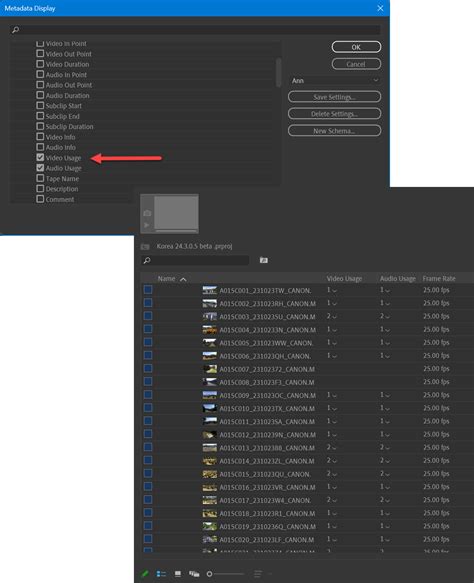 Solved Is There Anyway To See A List View Of All Clips Th Adobe