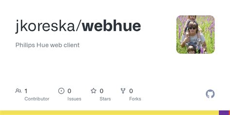 Github Jkoreska Webhue Philips Hue Web Client