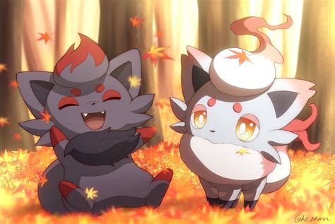 Zorua And Hisuian Zorua Pokemon Drawn By Monakahcpkmn Danbooru