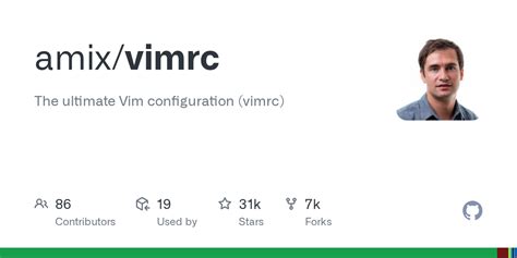 Vimrc Vimrcs Basic Vim At Master · Amix Vimrc · Github