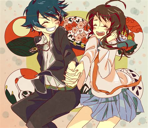 Hari611 Ichijou Raku Onodera Kosaki Nisekoi Multicolored Background