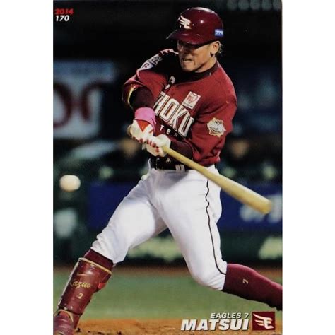 170 【松井稼頭央 （東北楽天ゴールデンイーグルス）】カルビー 2014プロ野球チップス第3弾 レギュラー 14cp 3 170