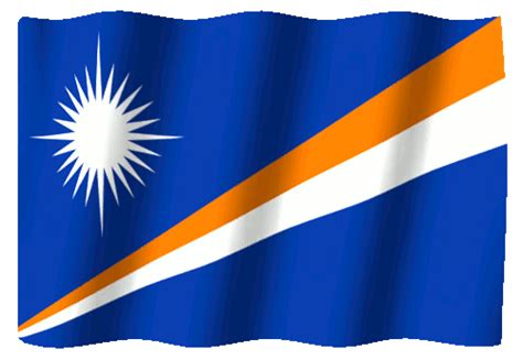 마샬 군도 깃발 파도 Pixabay의 무료 