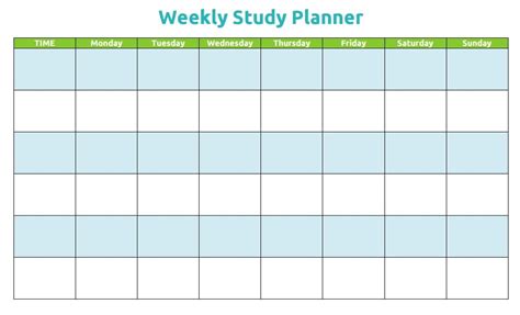 Study Calendar Template Click On A Calendar To Plan Studies Or Enter