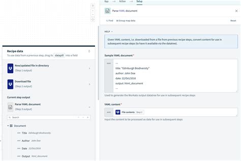 Yaml Tools By Workato Parse Yaml Document Action Workato Docs