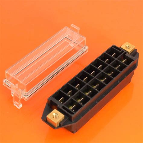Mta 8 Way Fuse Box For Standard Blade Fuses Axial Entry 0100580 3 Way Components